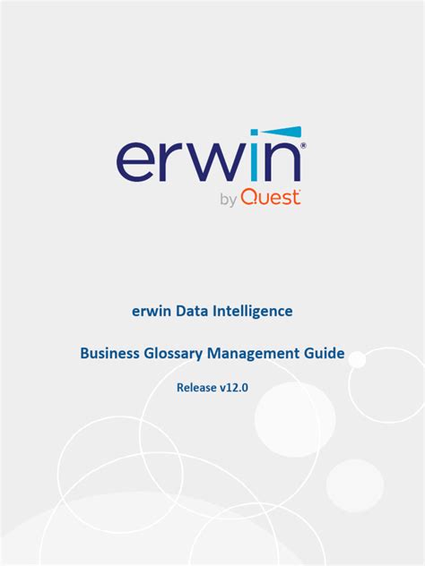Erwin Di Business Glossary Management Guide Pdf Tag Metadata