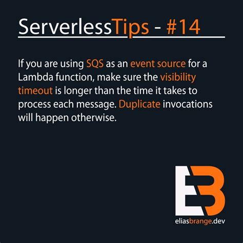Serverlesstips Aws Serverless Cloud Elias Brange