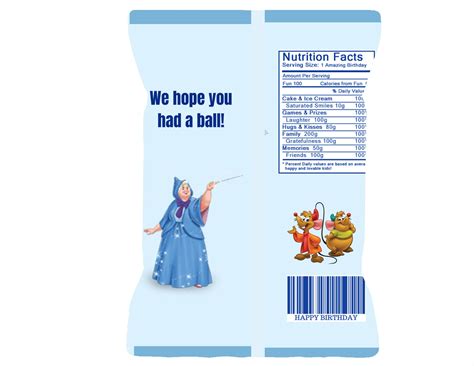 Disney Princess Chip Bag Etsy