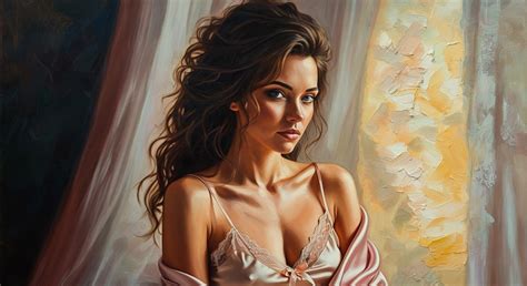 Feminine Beauty In Soft Focus Ai Art