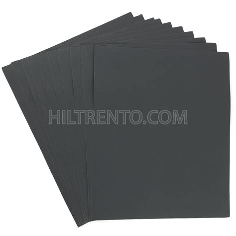 Papel De Lija Al Agua X Mm Grano Pack Hojas