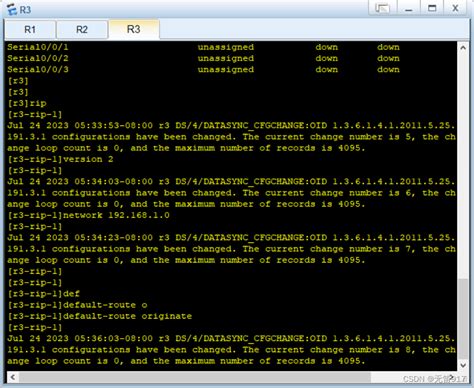 ensp的rip实验 ensp配置rip v2 测试r1能ping通r3 csdn博客