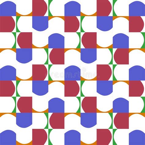 Colorful Seamless Background With Squares Abstract Illustrator