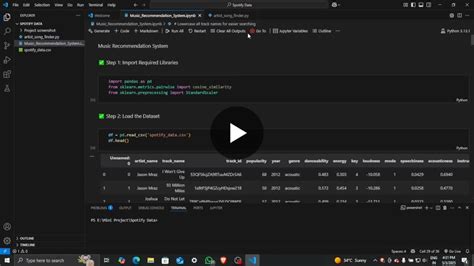 Machinelearning Datascience Python Recommendationsystem Spotifydata Rohit Kumar Rai 10