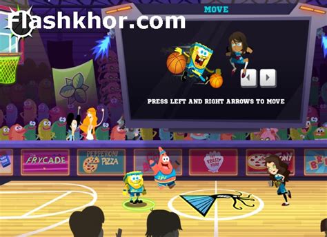 بازی بسکتبال برای اندروید بدون دیتا باب اسفنجی