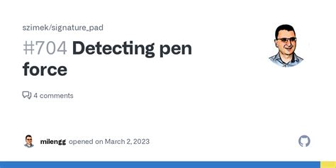Detecting Pen Force · Issue 704 · Szimeksignaturepad · Github