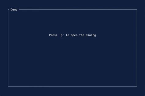 Tui Confirm Dialog CLI For Rust Lib Rs