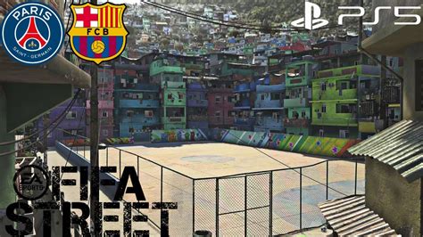 PS5 FIFA 21 VOLTA PSG Vs FC Barcelona 4K HDR 60fps BRAZIL FIFA