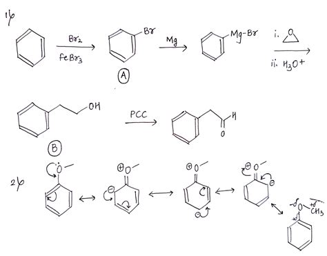 Solved Draw All Resonance Structure Of The Following Course Hero