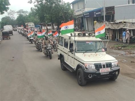 Sendhwa City Police Station Took Out A Bike Rally Sdop Said All