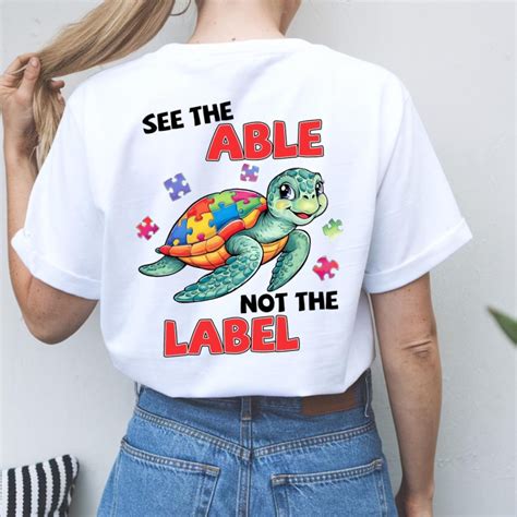 Cute Autism Turtle Design Png Autism Awareness Png Autism Mama Png