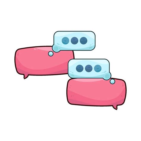 Pink Chat Box With Typing Indicator 59417111 Vector Art At Vecteezy
