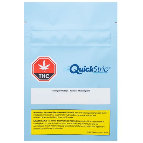 Buy Thc Sublingual Strips Raspberry 10mg By Quickstrip