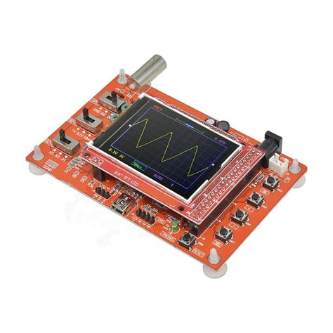 Fully Assembled Digital Oscilloscope 2 4 Display With Probe Test Clip For Electronic Measuring