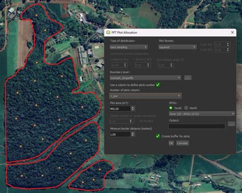 Plot Allocation With Qgis Forestpytools