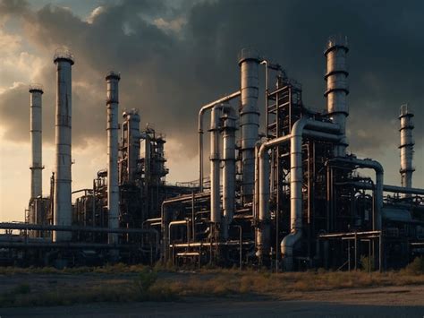 Abandoned Refineries2 Premium Ai Generated Image