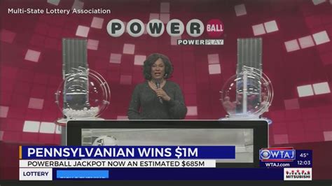 1m Powerball Ticket Sold In Pennsylvania Jackpot Nears 700m