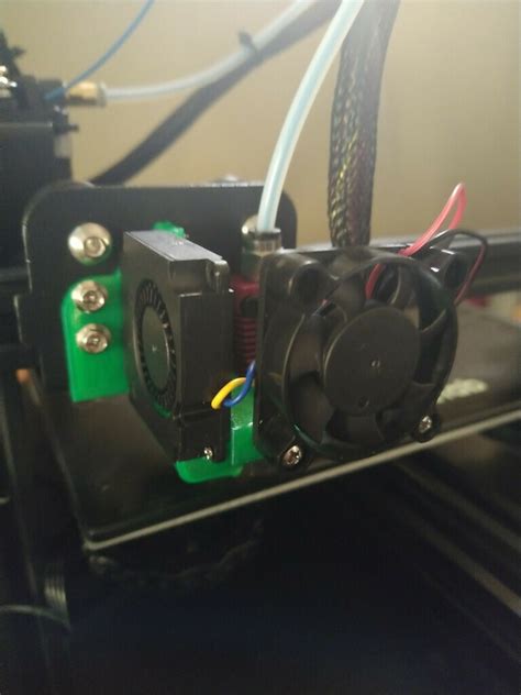 Free 3d File Simple Voxelab Aquila Extruder Fan Mount・3d Printer Model