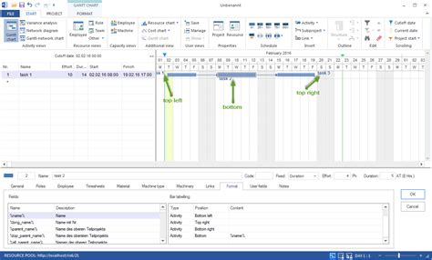 Define Format — Rillsoft Project 9 Documentation