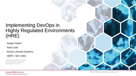 Pdf Implementing Devops In Highly Regulated Environments Hre