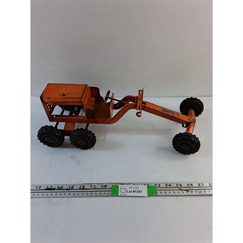 Vintage Die Cast Structo Toys Grader Toy Bodnarus Auctioneering