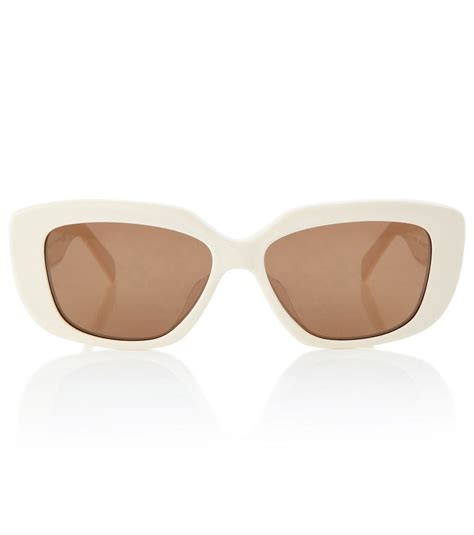 Square Sunglasses In Beige Celine Eyewear Mytheresa