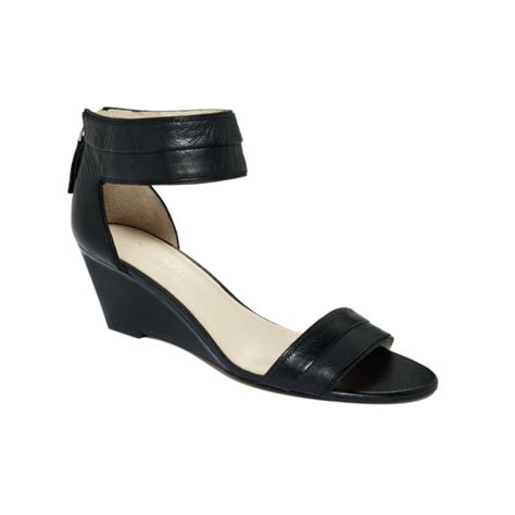 Nine West Packpunch Wedge Sandals In Black Lyst