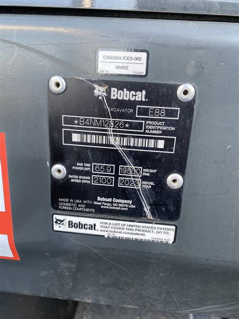 2023 Bobcat E88 R2 Series Compact Excavator Sanco Equipment