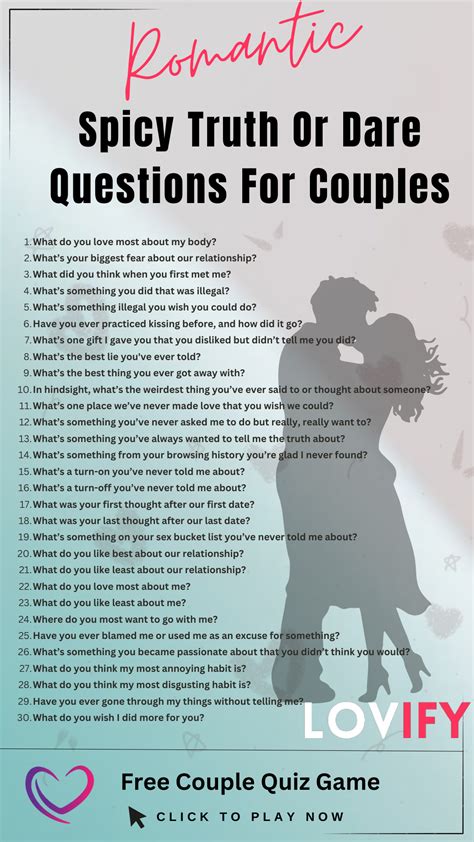 Spicy Truth Or Dare Questions For Couples In 2024 Truth Or Dare Questions Dare Questions