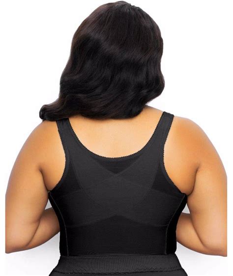 Exquisite Form Fully Front Close Wire Free Longline Posture With Lace