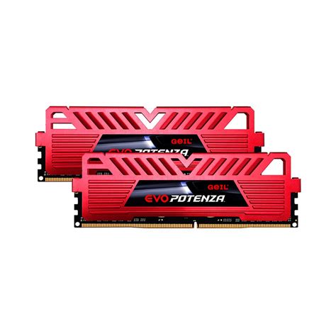 رم دسکتاپ گیل مدل Evo Potenza Red 8gbx2 3200mhz Dual Cl16 ظرفیت 16 گیگابایت فروشگاه اینترنتی