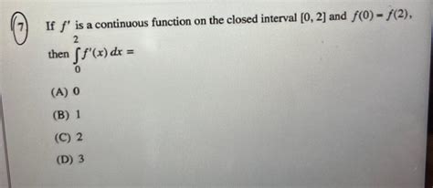 solved if f′ is a continuous function on the closed interval