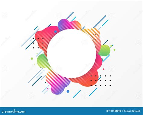 Colorful Geometric Element Abstract Background Stock Vector