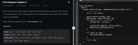 Problemsolving Anagrams Geeksforgeeks Codingchallenge Trie