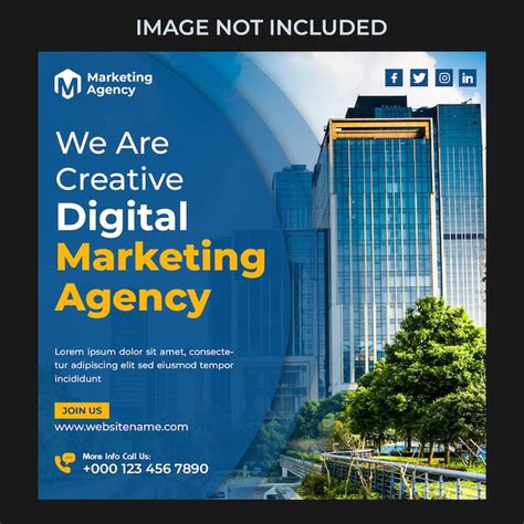 Premium Psd Creative Digital Marketing Agency