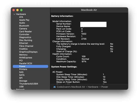 How To Find The Battery Cycle Count On Macos Ventura Code2care