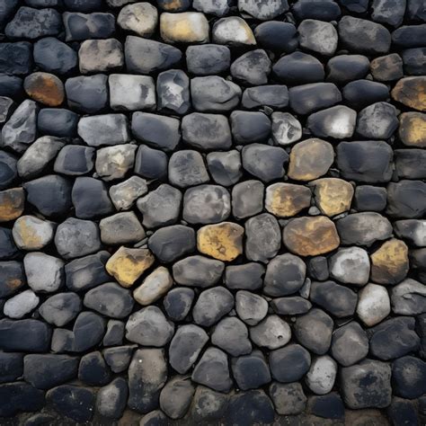 Premium Ai Image Cobblestone Path Texture