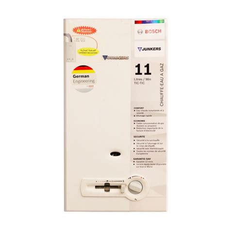 Chauffe Eau à Gaz Junkers W250 2ke11l Saiss Distribution