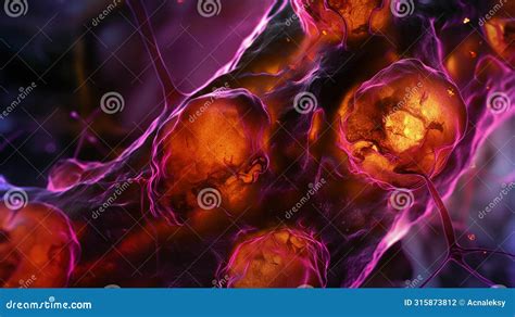 inflamed human lymph node under a microscope inflamed tonsils lymph
