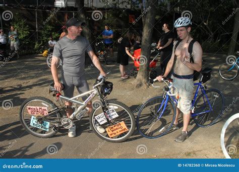 World Naked Bike Ride New York Editorial Image CartoonDealer