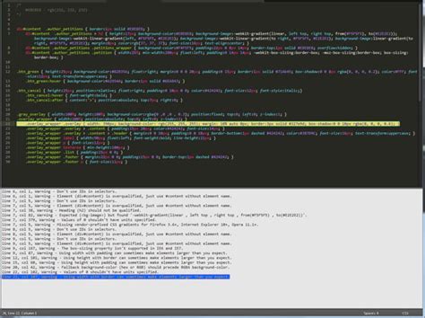 Sublimetext2 How Do I Remove Csslint Highlight In Sublime Text 2