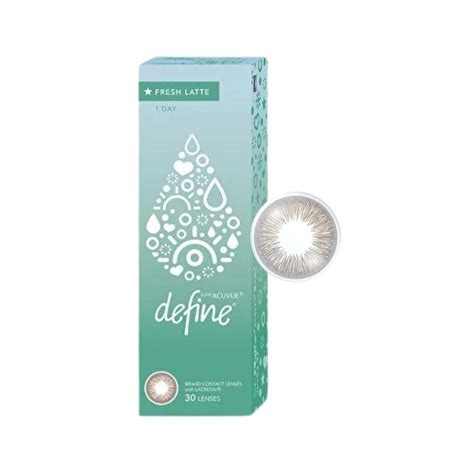 1 Day Acuvue Define Fresh Latte 10 Pack Daily Contacts Gcc Soukare