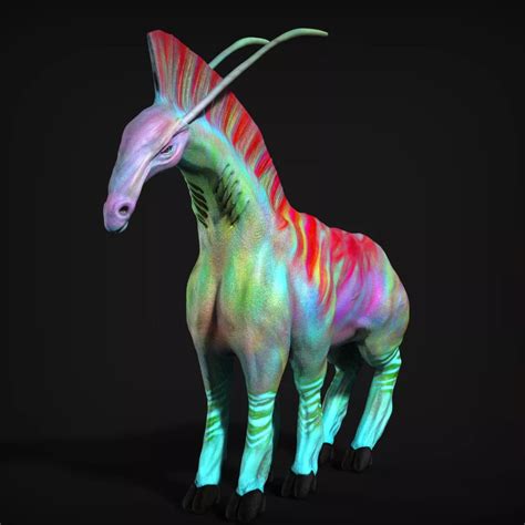 Файл Stl Лошадь Аватара фигурка из фанарта 🐉・Шаблон для загрузки и 3d