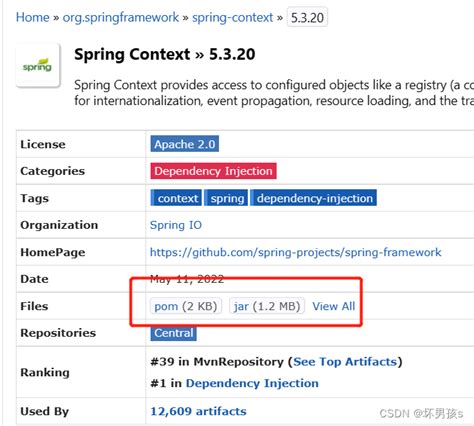 Spring的各种jar包下载地址spring Jar包下载 Csdn博客