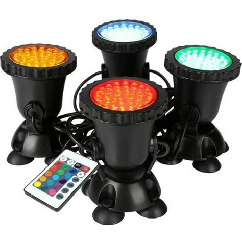 Ayyqh Projecteur Led Submersible Rgb Spot Light Ip68 Pour Piscine Et
