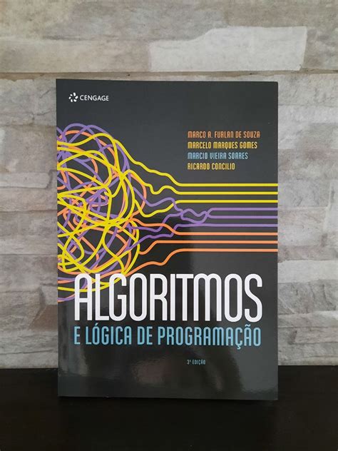 Livro Algoritmos E Lógica De Programação Livro Editora Cengage Learning Usado 52310714 Enjoei