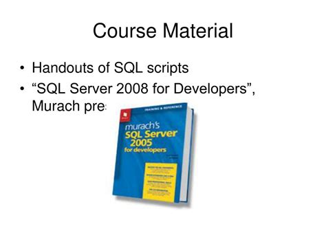 Ppt Programming Microsoft Sql Server Powerpoint Presentation Free