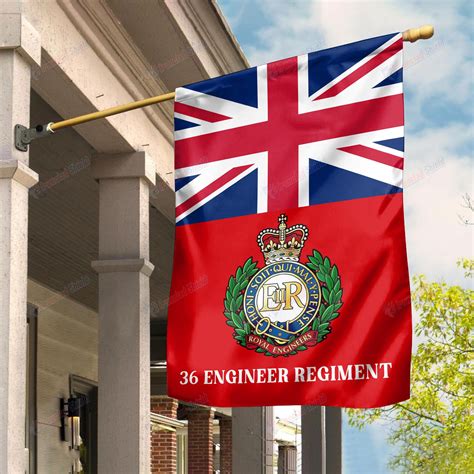 36 Engineer Regiment Flag Ironclad Shield