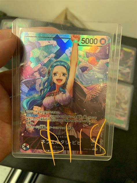 One Piece Cards Game OP04 ViVi Leader Hobbies Toys Toys Games On Carousell
