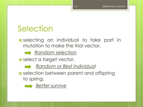 Ppt Differential Evolution Powerpoint Presentation Free Download